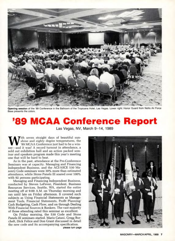 Masonry Magazine April 1989 Page. 7